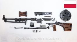 Polish cutaway trainer RPD Parts Kit including 20.5 inch barrel, bi-pod ...